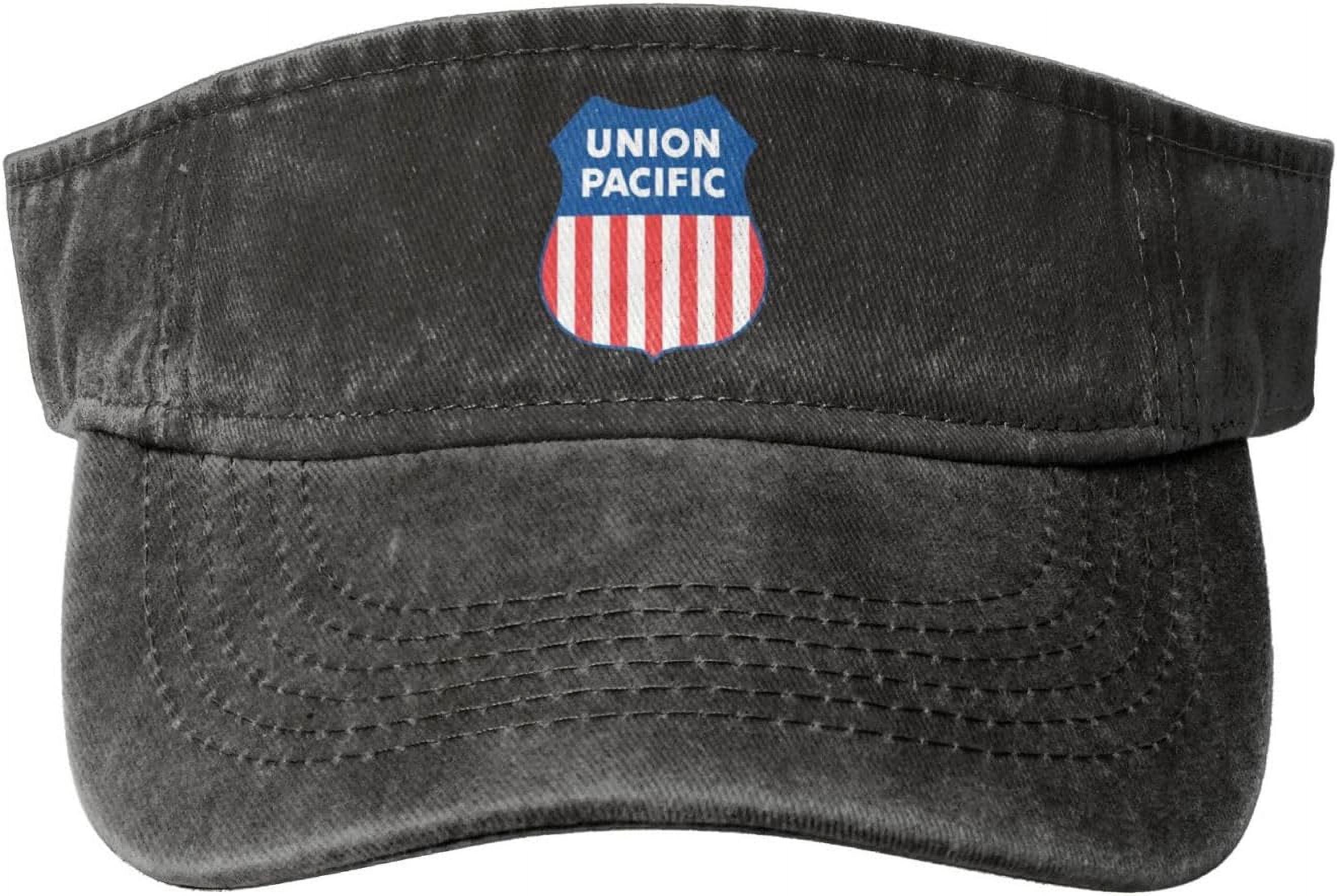 Union Pacific Railroad Sport Sun Visor Hats Adjustable Empty Top ...