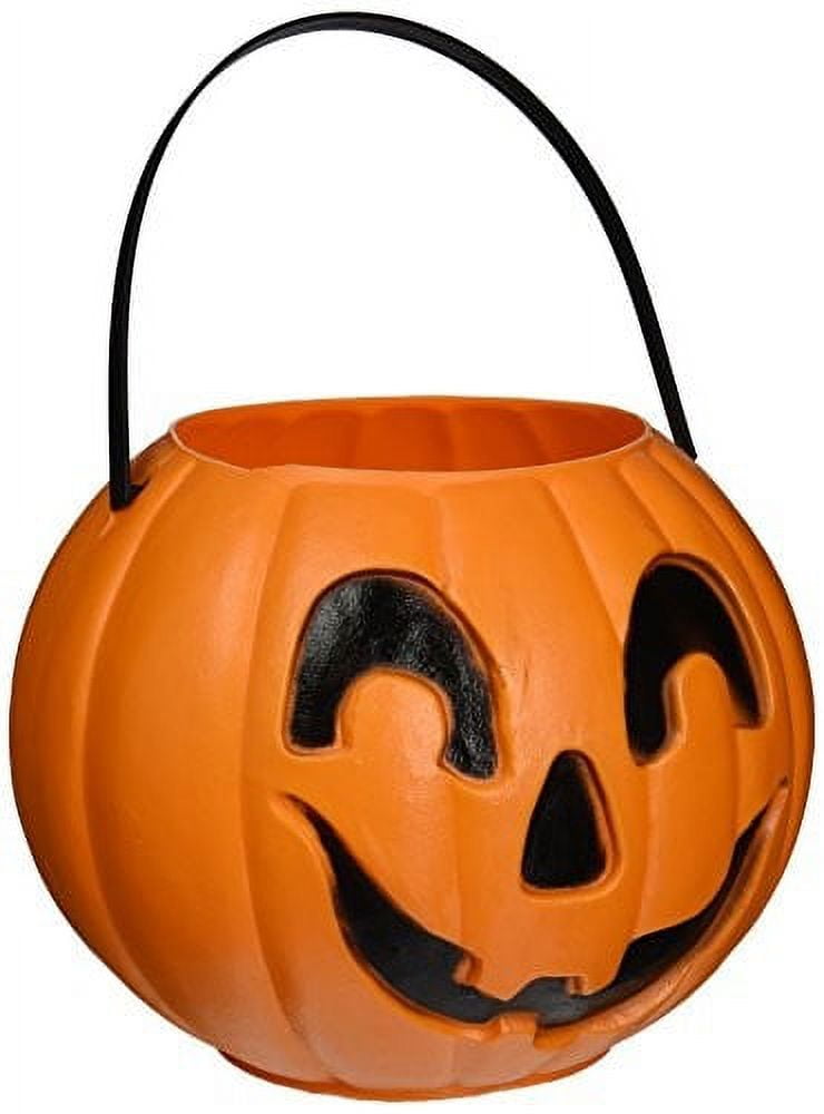 Union Products 8 in. Pumpkin Pail Halloween Decor - Walmart.com