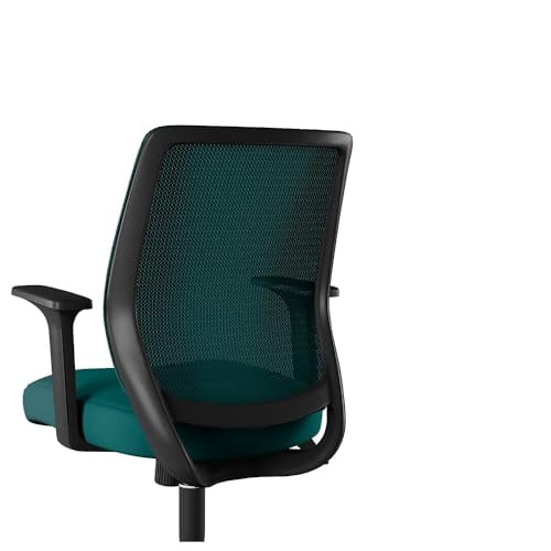 Union & Scale Essentials Ergonomic Fabric Swivel Task Chair, Teal ...