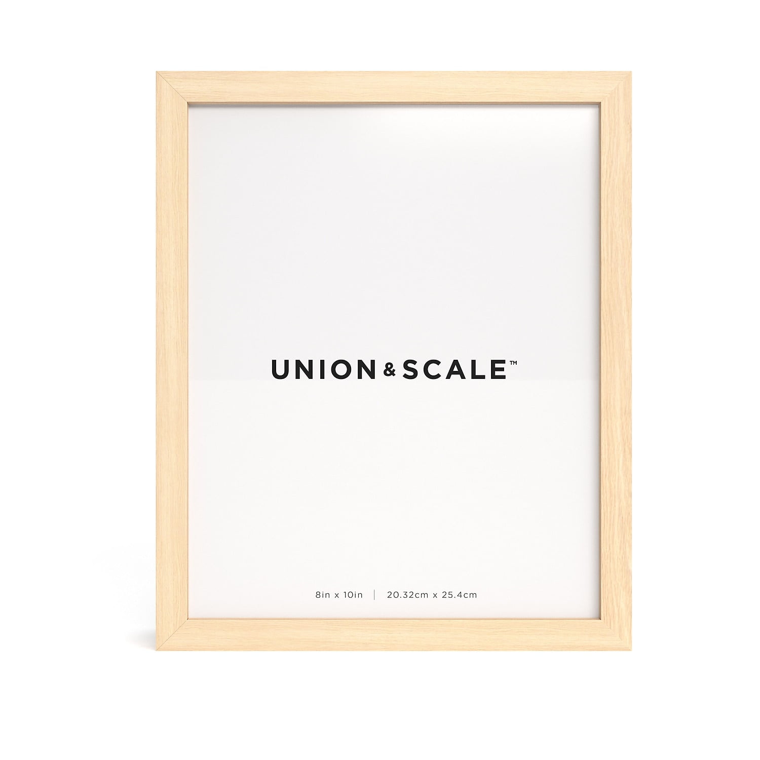 Union & Scale Essentials Wood Picture Frame Natural (UN58038) - Walmart ...
