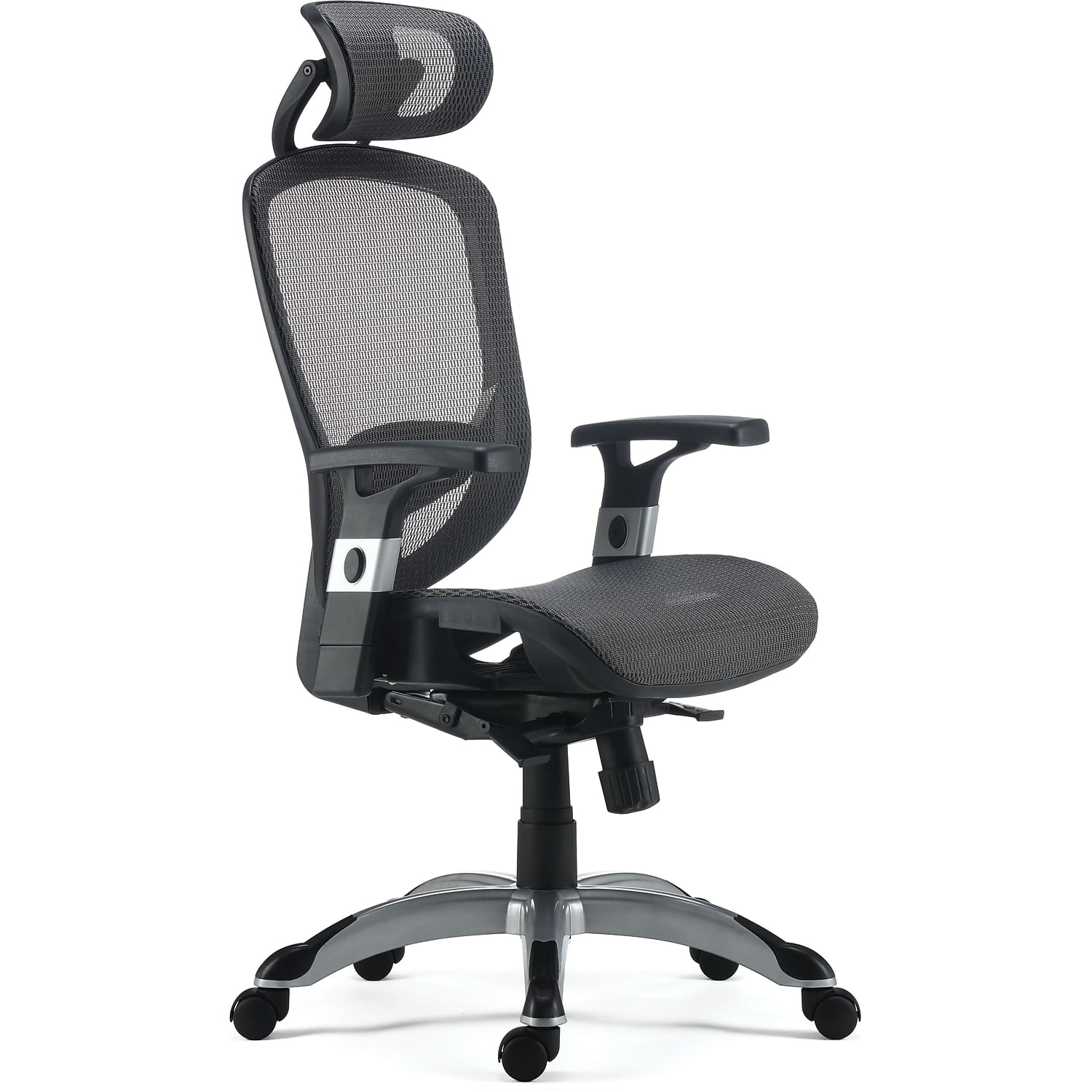 Union & Scale FlexFit Hyken Mesh Task Chair, Charcoal Gray, 2/Pack ...