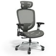 Union & Scale Flexfit Hyken Charcoal Gray Office Task Chair with Swivel ...