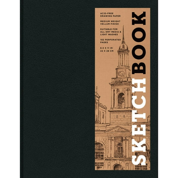Union Square & Co. Sketchbooks Sketchbook 8.5 X 11 Black Hardcover ...