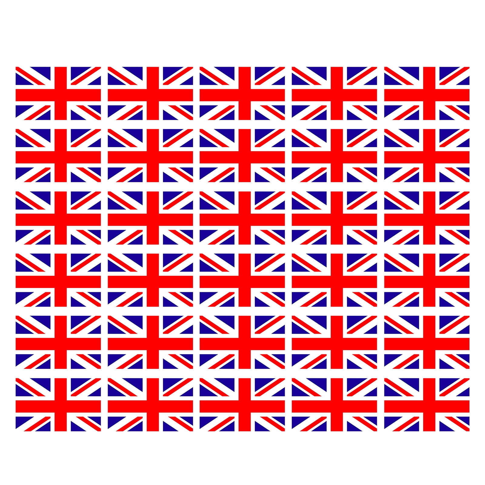 -Union UK -Country Flag Temporary Face Sticker - Walmart.com