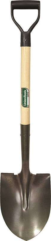 UnionTools 43106 Digging Shovel, 8-1/2 in W Blade, Carbon Steel Blade ...