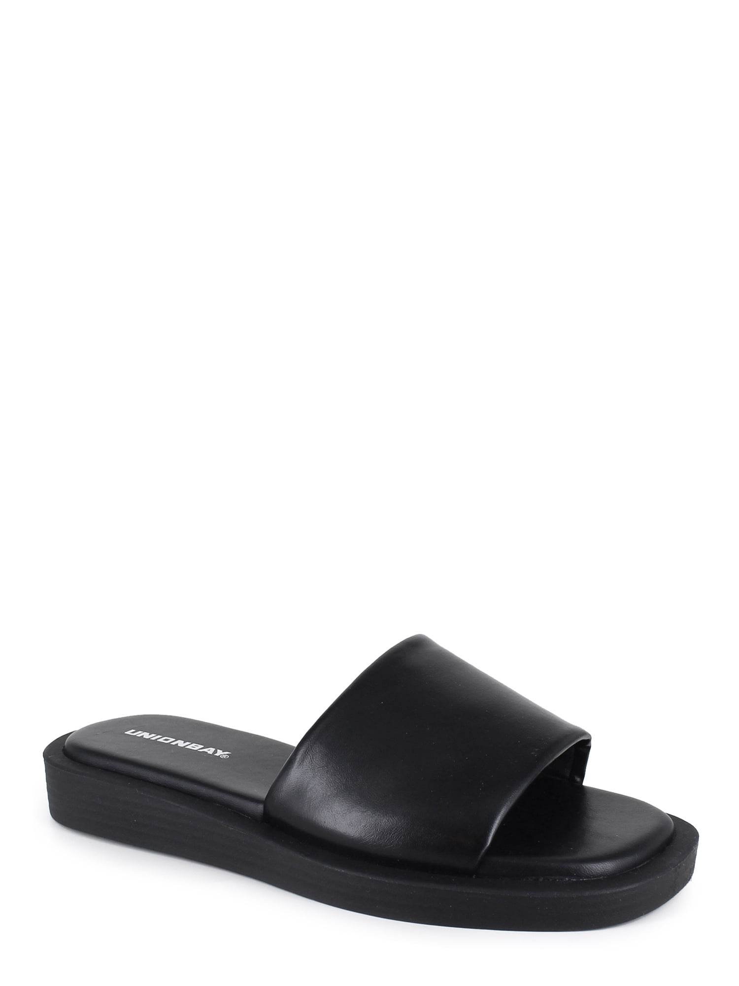 Unionbay Sadie Padded Slide Sandals, Sizes 6-11 - Walmart.com