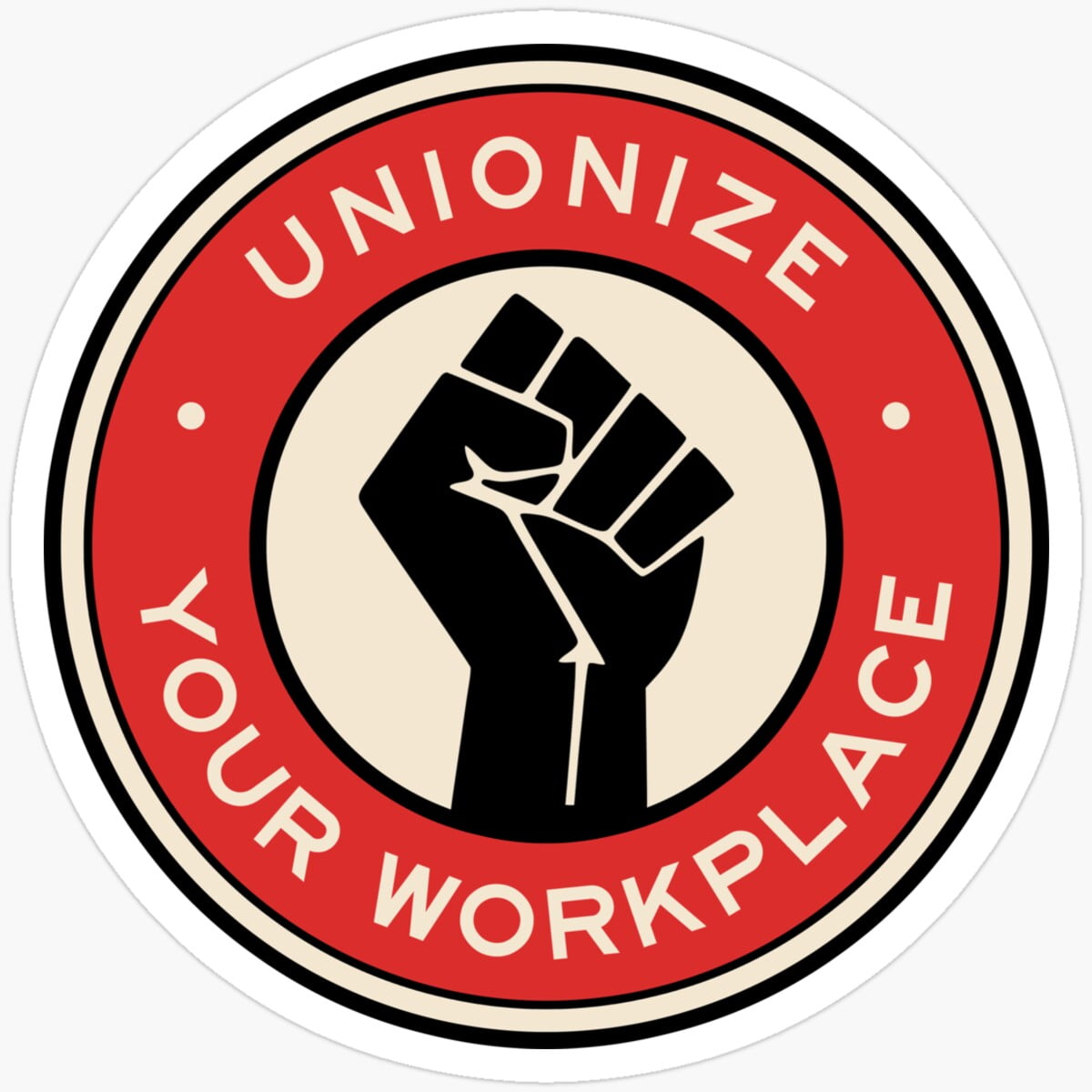 Unionize Your Workplace Sticker. Gift For You - Decorate Laptops, Water ...