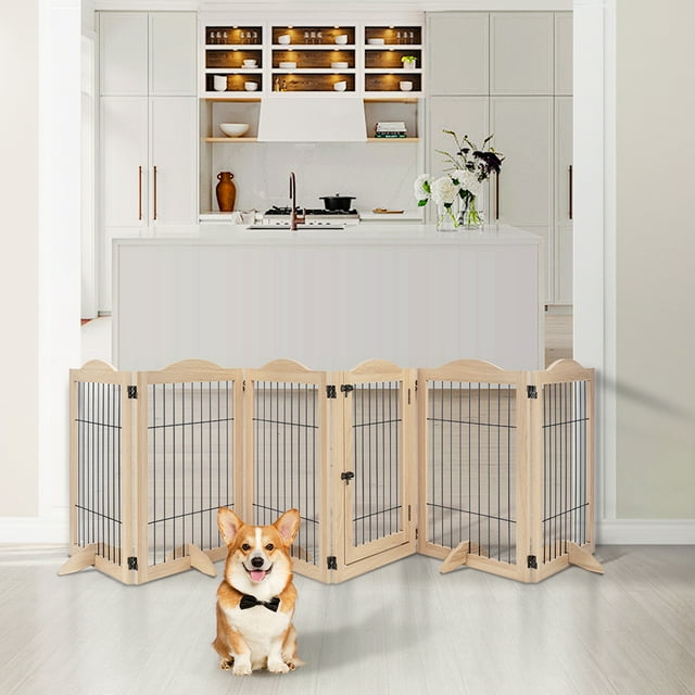 Unipaws 132" Extra Wide Dog Gate and Pet Playpen - Walmart.com