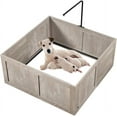 Unipaws Foldable Whelping Box for Small Medium Breed Dogs, Puppy Pen ...