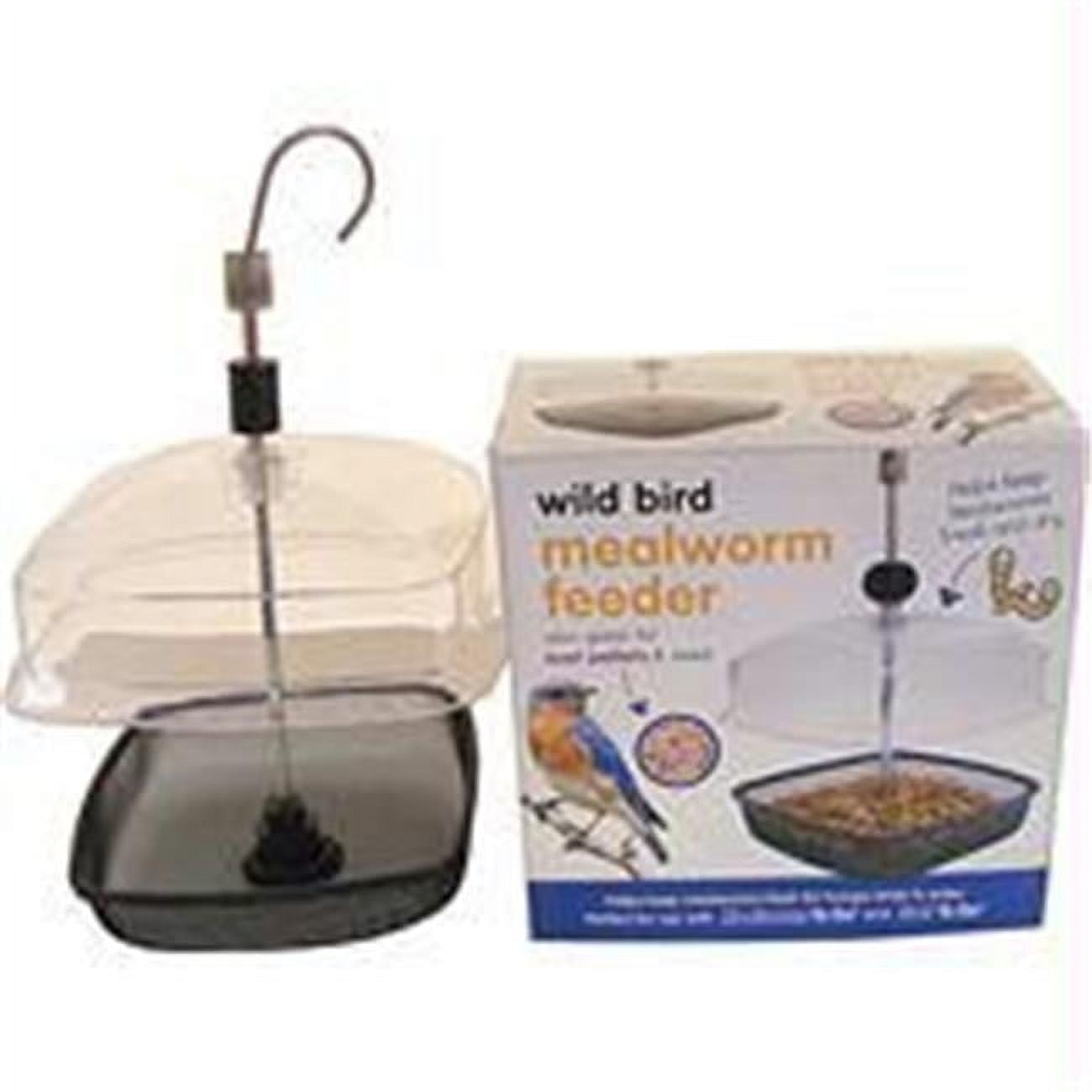 Unipet USA Premium Mealworm Feeder, Adjustable Height, Multi-Bird ...