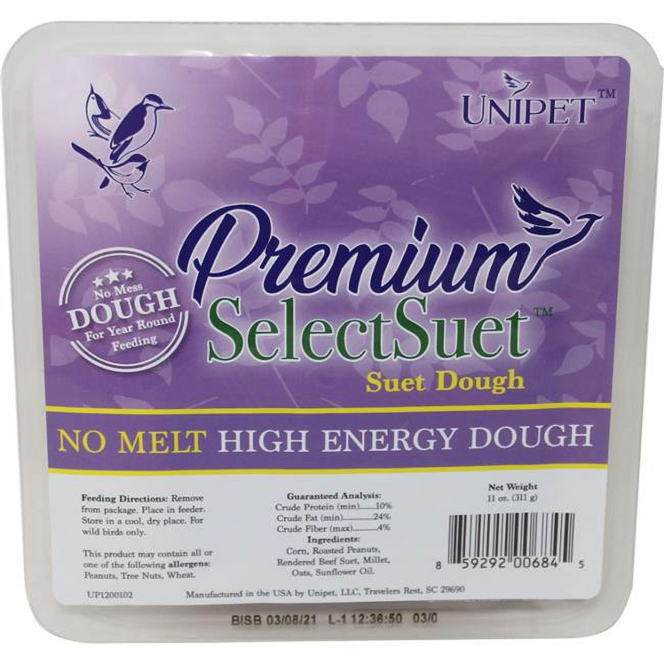 Unipet USA UP1200102 11 oz Premium Select High Energy Dough 12 Count ...