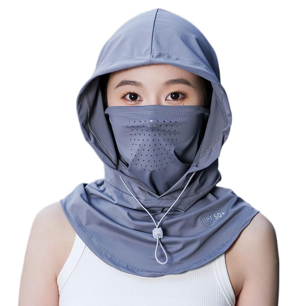 Uniqora 2025 full face neck protection integrated sun protection hat UV ...