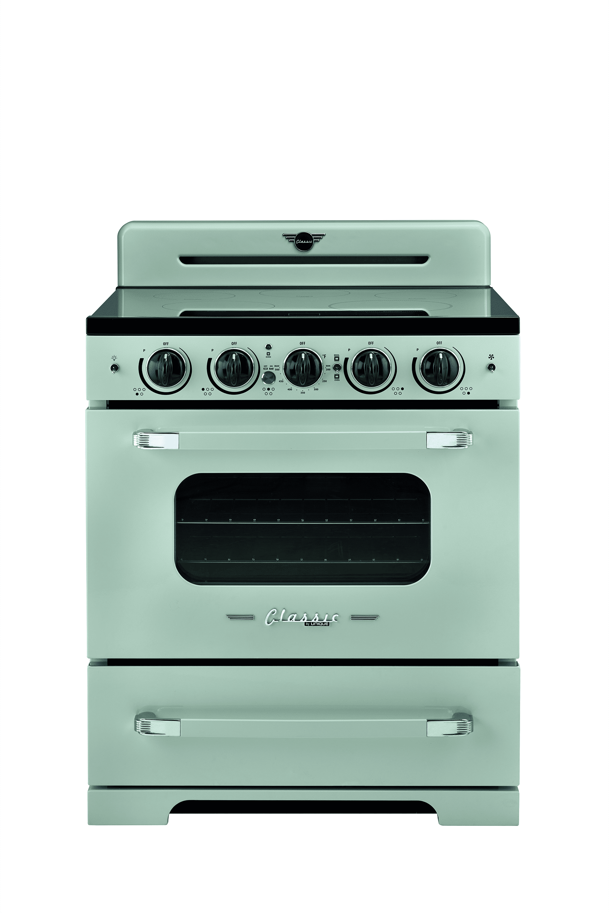 Unique 30' Classic Retro Induction Range, Summer Mint Green - Walmart.com