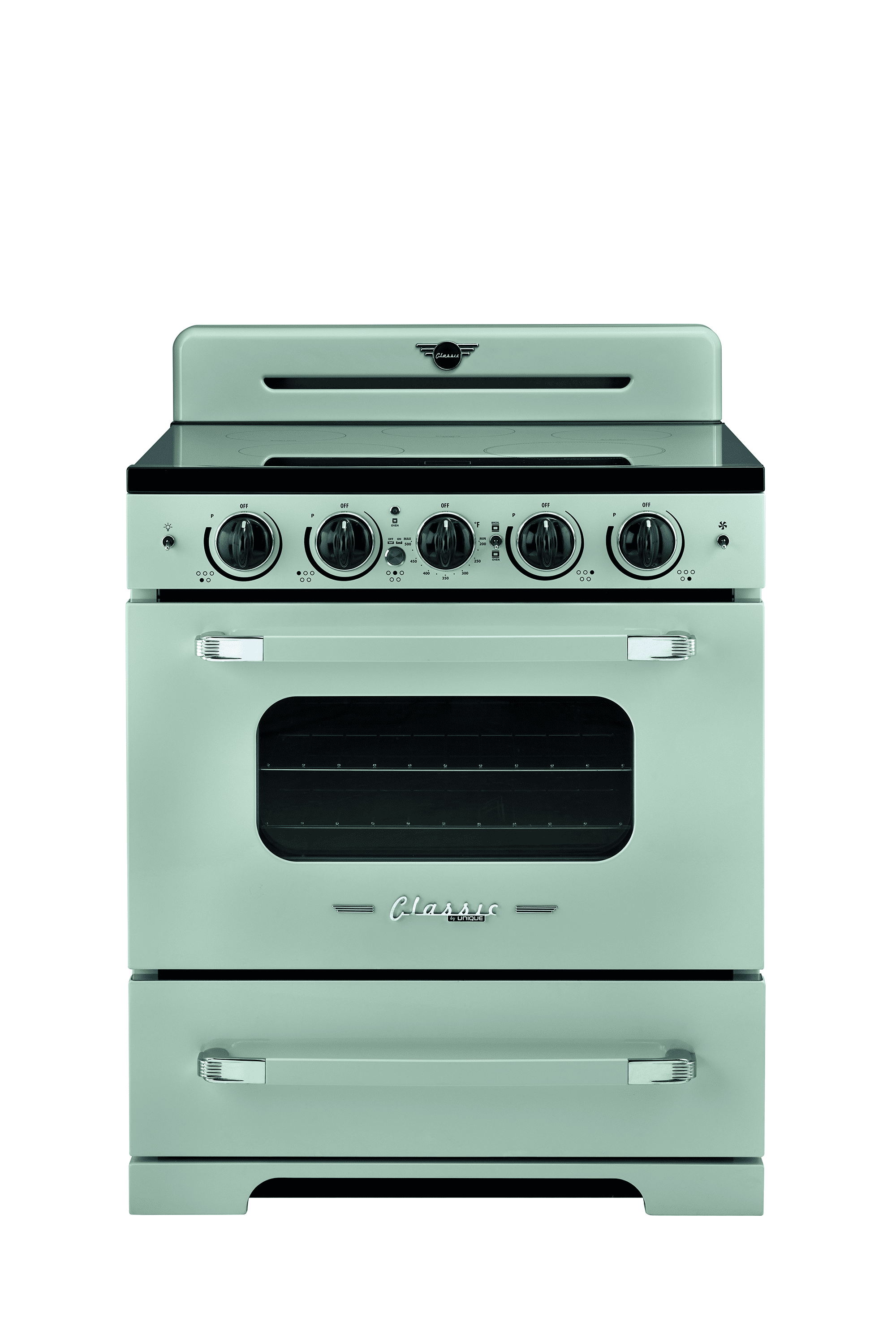 Unique 30' Classic Retro Induction Range, Summer Mint Green - Walmart.com