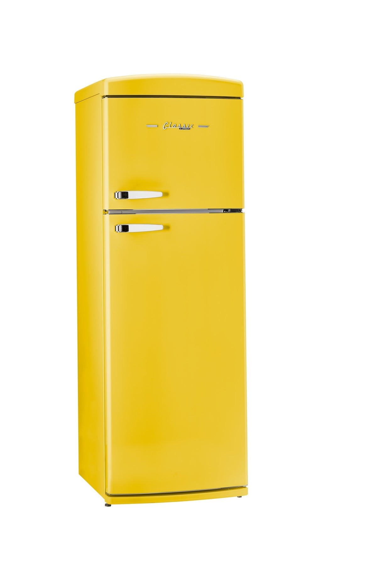 Unique 310L Canary Yellow Top Mount Refrigerator - Walmart.com