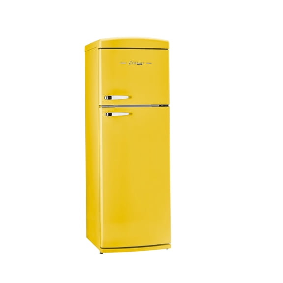 UNIQUE APPLIANCES UGP340LOAC 12 Cu. Ft. Orange Creamsicle Counter-Depth ...