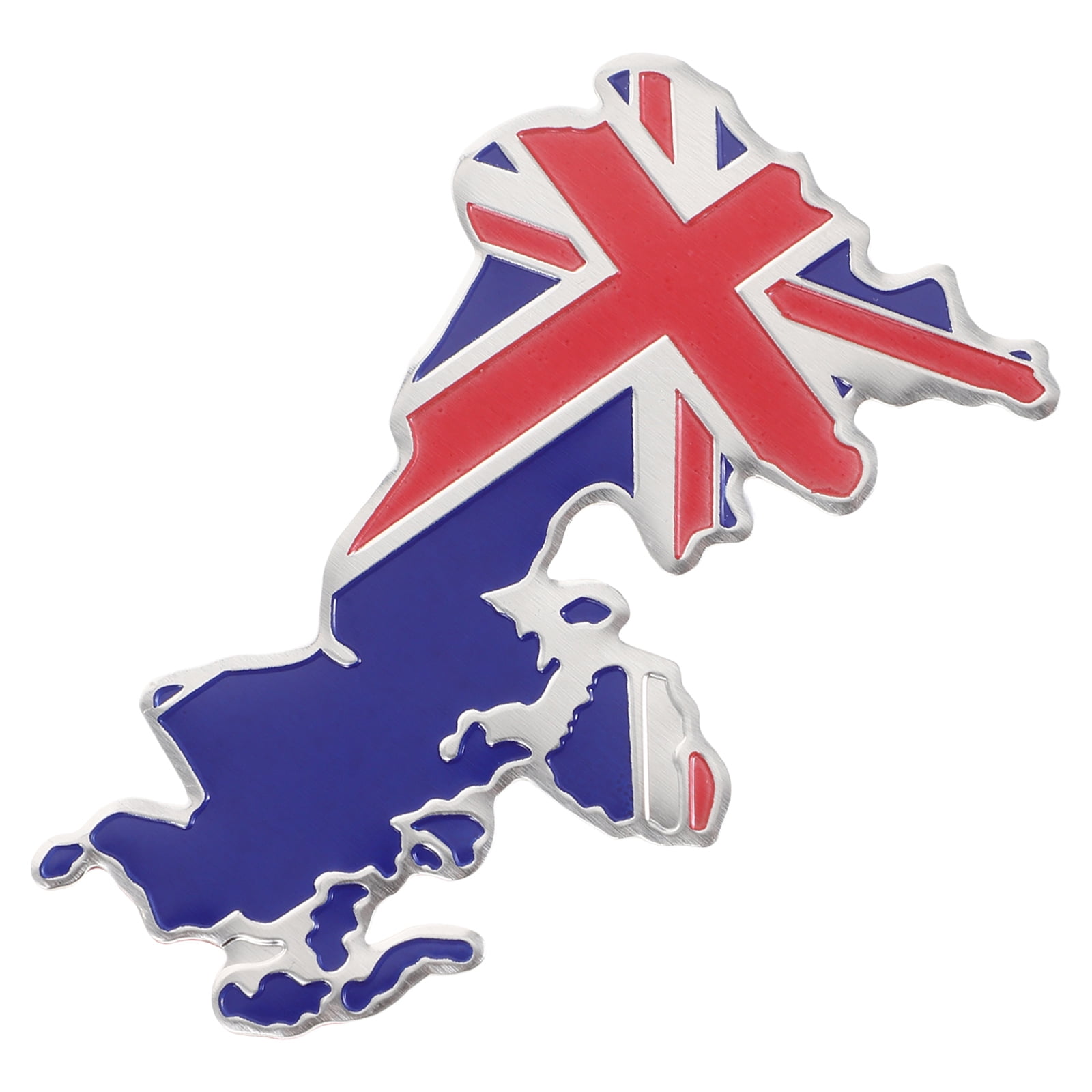 Unique 3D British Flag Car Emblems Stickers Aluminum Alloy Flag Decals ...