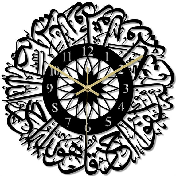 Unique 3D Pattern Wall Clock Operated Wall Clock Accurate Sweepings ...