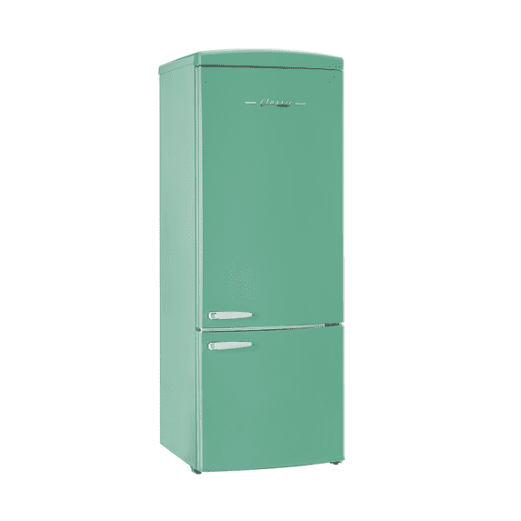 Unique 455L Ocean Mist Turquoise Bottom Mount Refrigerator - Walmart.com