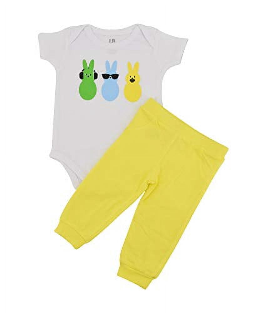 Unique Baby Unisex Peeps Hear See Speak 1st Easter Layette Set (3 ...