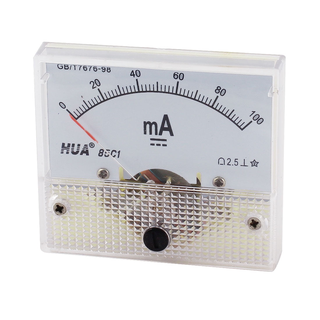 Unique Bargains 0-100mA Current Measurement Tool Panel Analog Meter ...