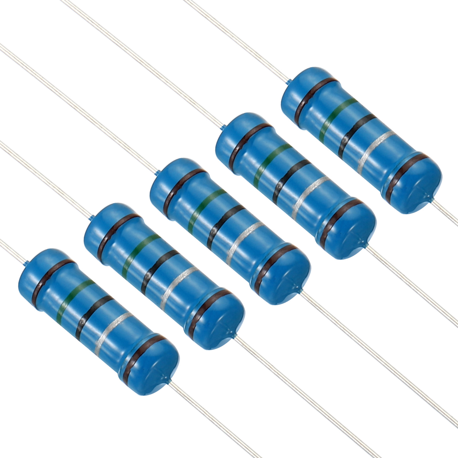 Unique Bargains 0.1Ohm to 750Ohm Metal Film Resistor Assortment Kit 30 ...