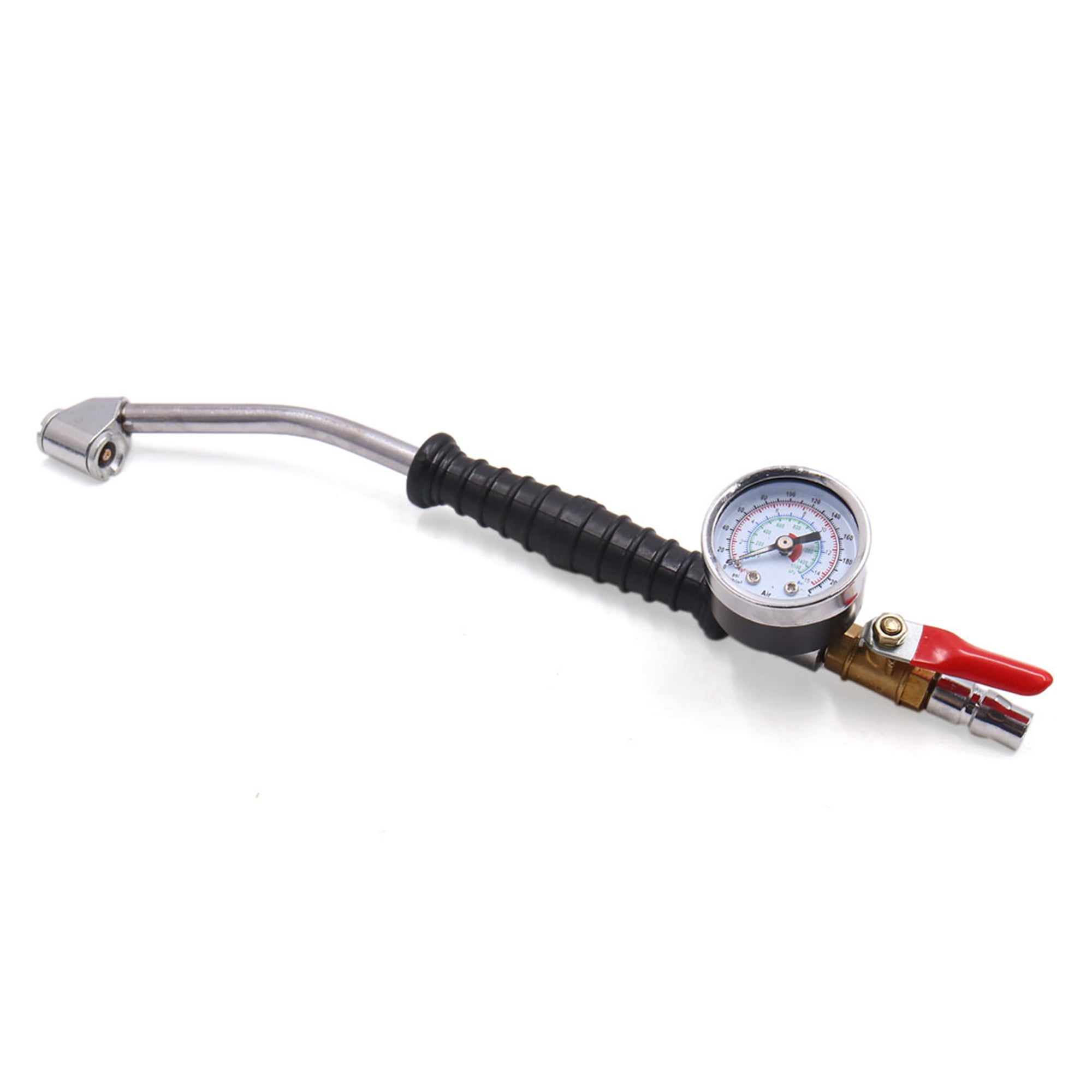 Unique Bargains 0-220 psi Quick Connector Bent Head Car Tire Air Chuck ...