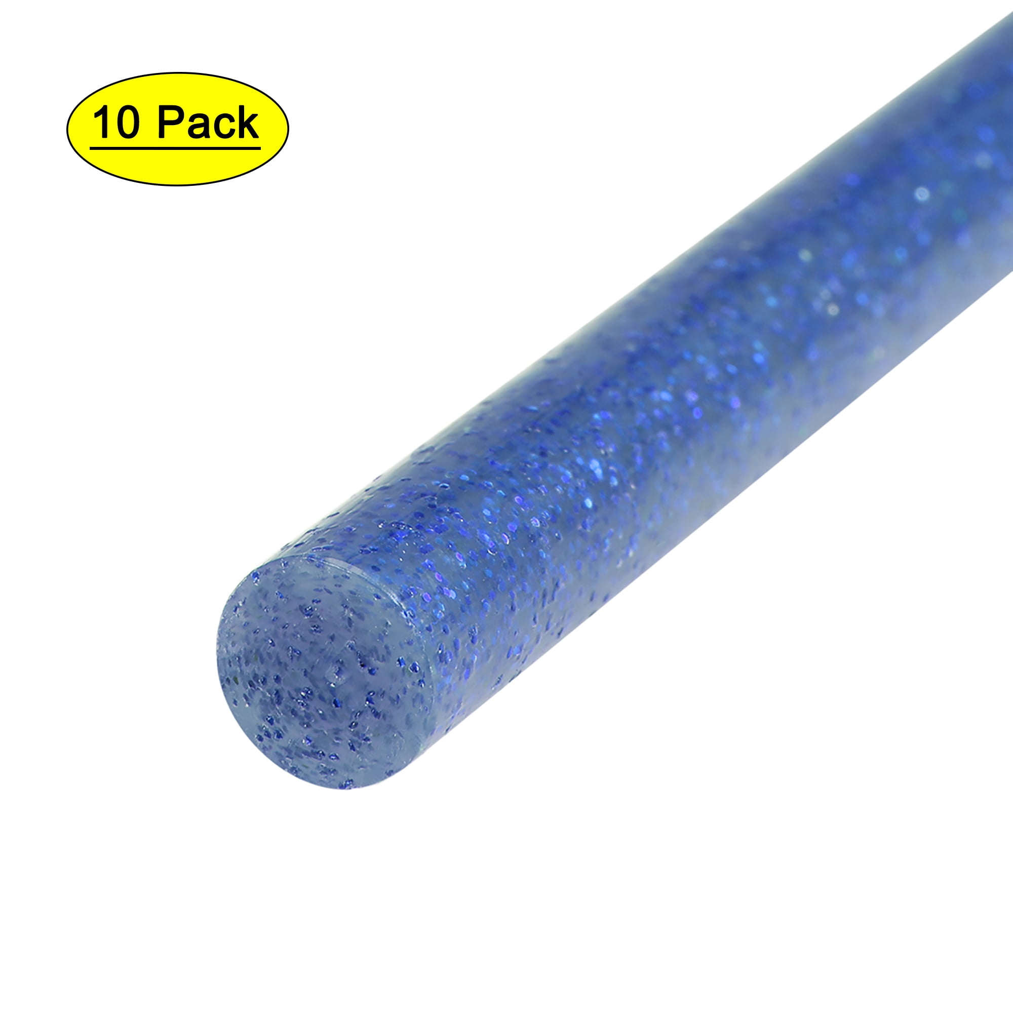 Unique Bargains 0.27' x 4' Dark Blue Glitter Mini Hot Glue Sticks for ...