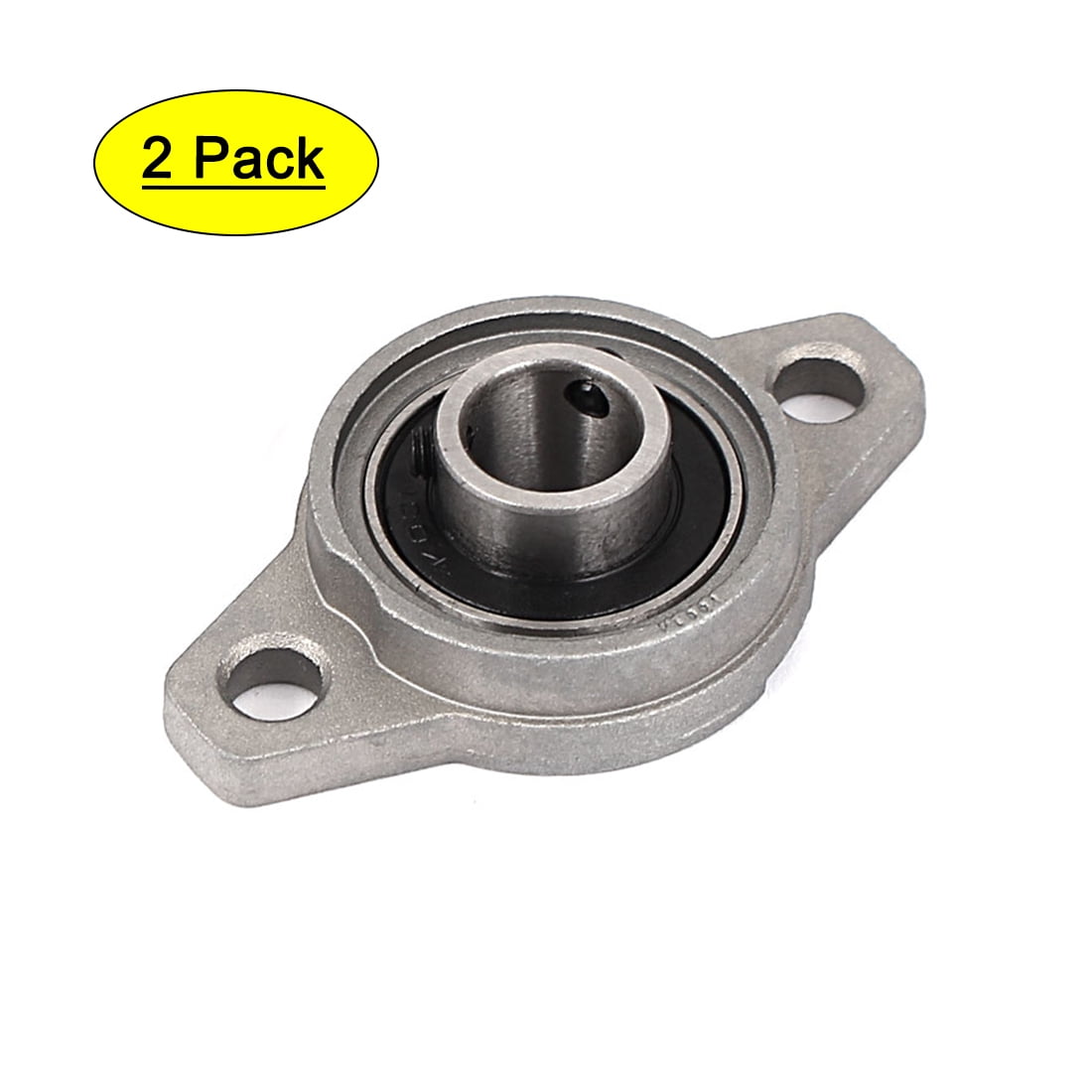 Unique Bargains 0.47" Bore Self-aligning Flange Bearing Oval Pillow ...