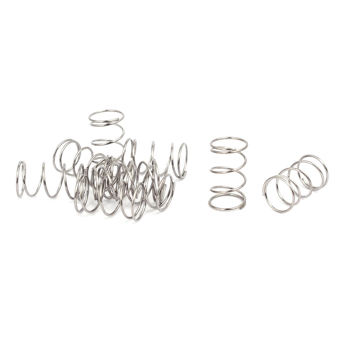 Unique Bargains 0.4mmx6mmx10mm 304 Stainless Steel Compression Springs ...