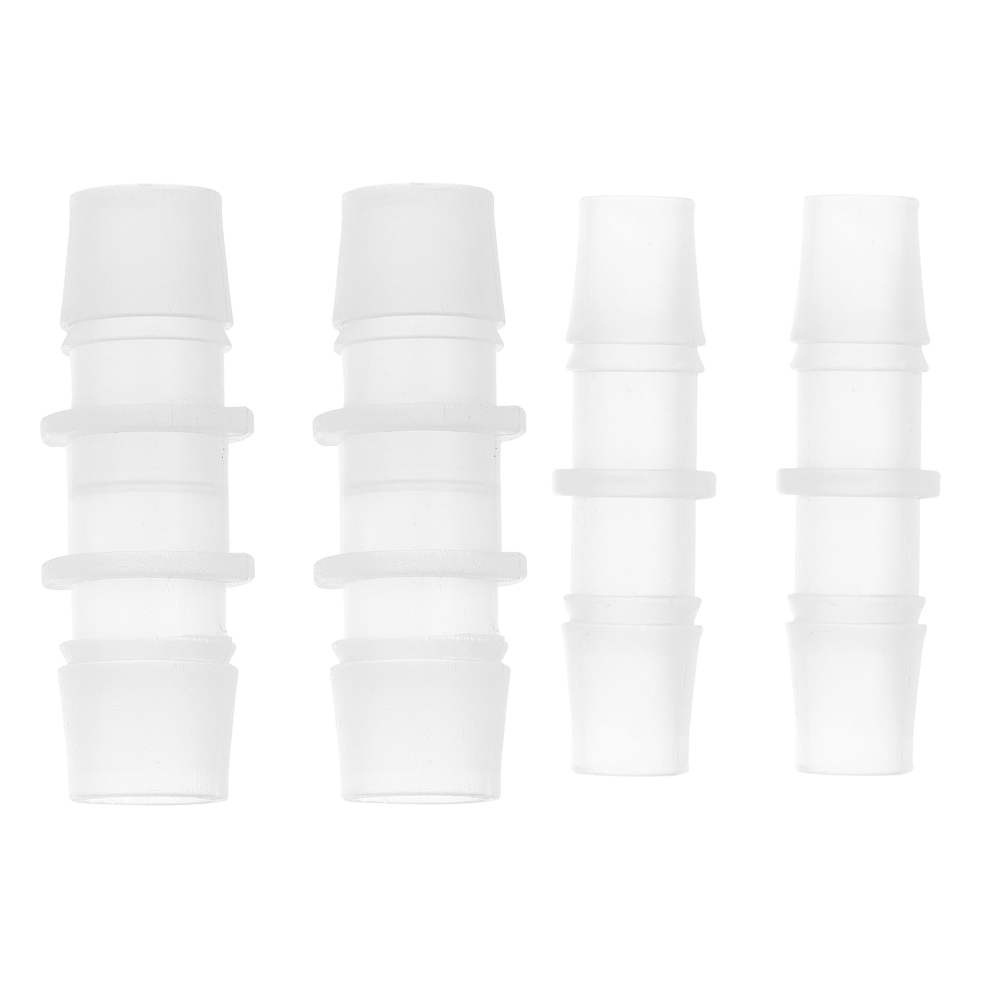 Unique Bargains 1/2" 3/8" 4 Pcs 2 Sizes of Plastic Hose Barb Fitting ...