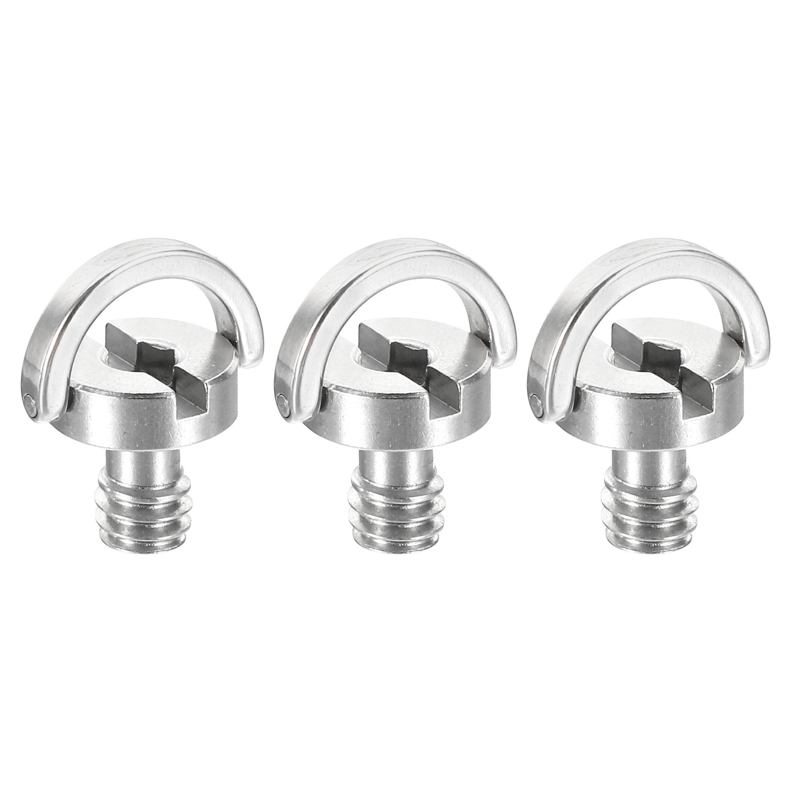 Unique Bargains 1/4-20 Thread 13mm Length D Shape Stainless Steel ...