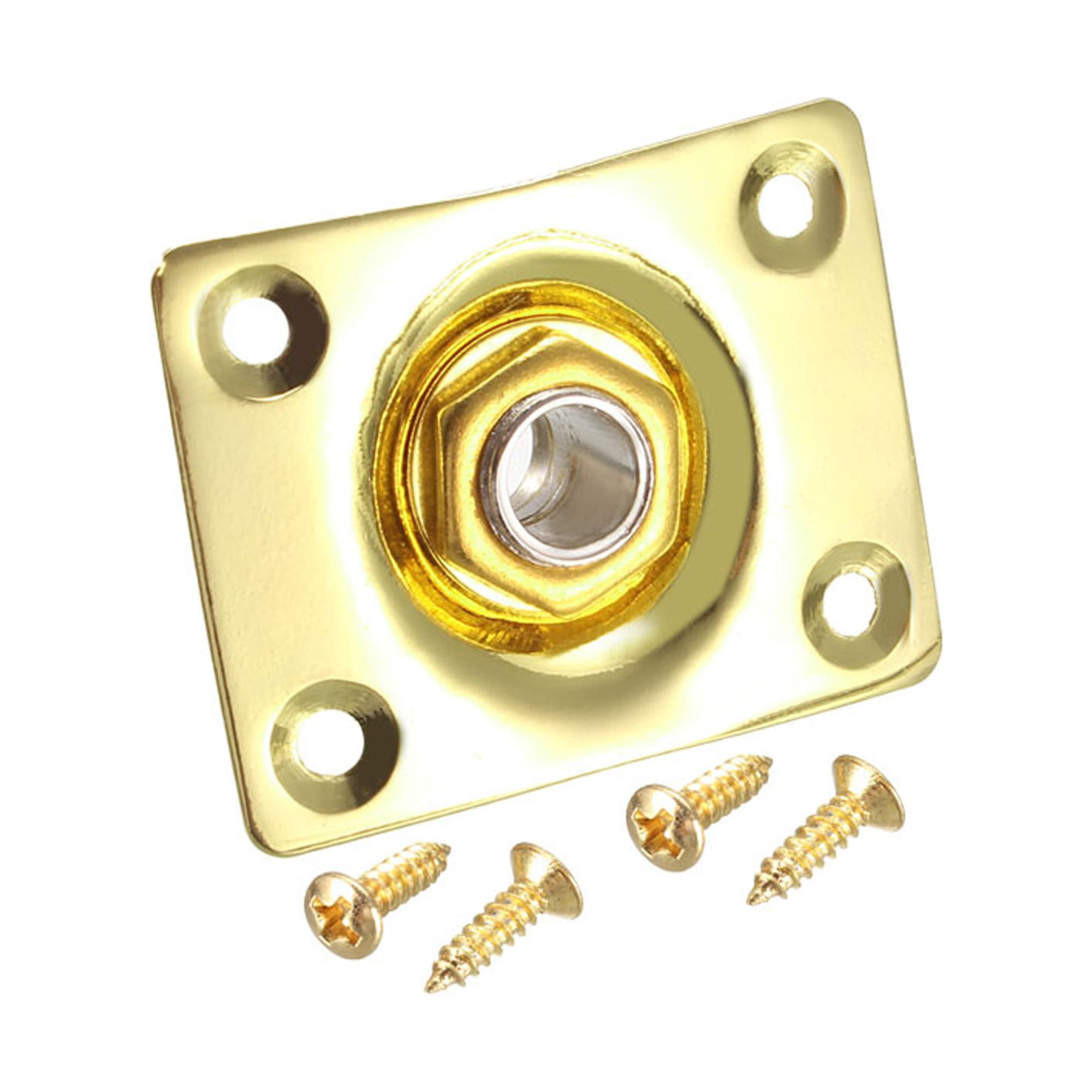 Unique Bargains 1/4 Inch 6.35mm Guitar Output Jack Plate Input Socket ...