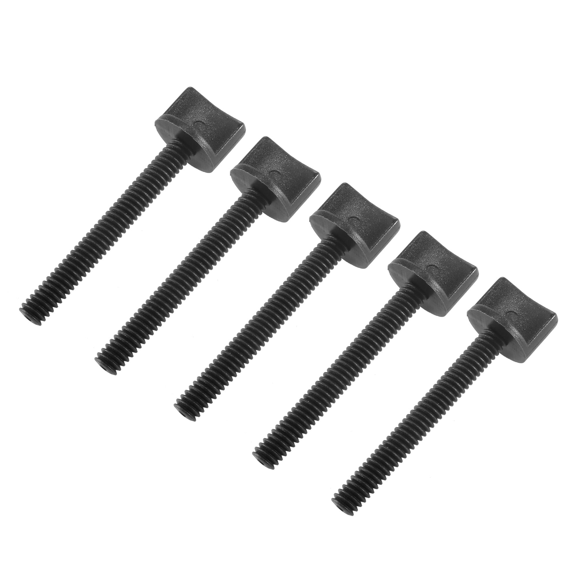 M6x20mm Thumb Screw 30mm Rod Plastic Screws Metric Partial Thread 10 ...