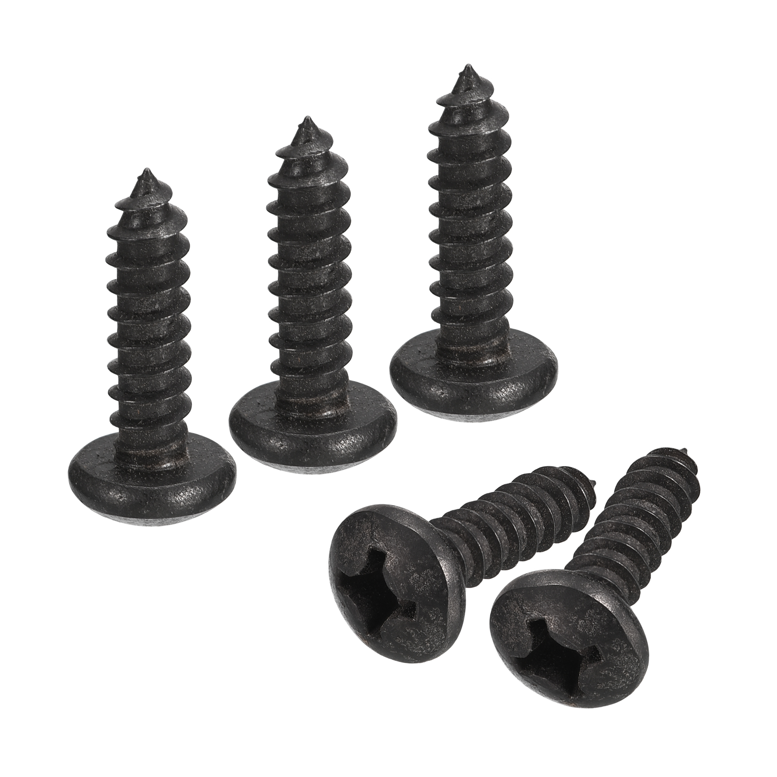 Unique Bargains 1/4 x 3/4' Phillips Pan Head Self-tapping Screw, 25pack ...