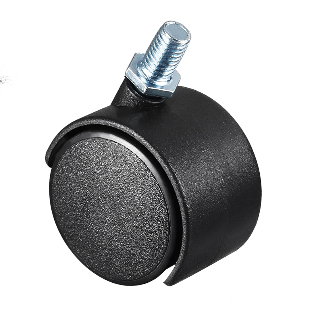 Unique Bargains 1.5 Inch Office Chair Casters Nylon Twin Wheel Threaded ...