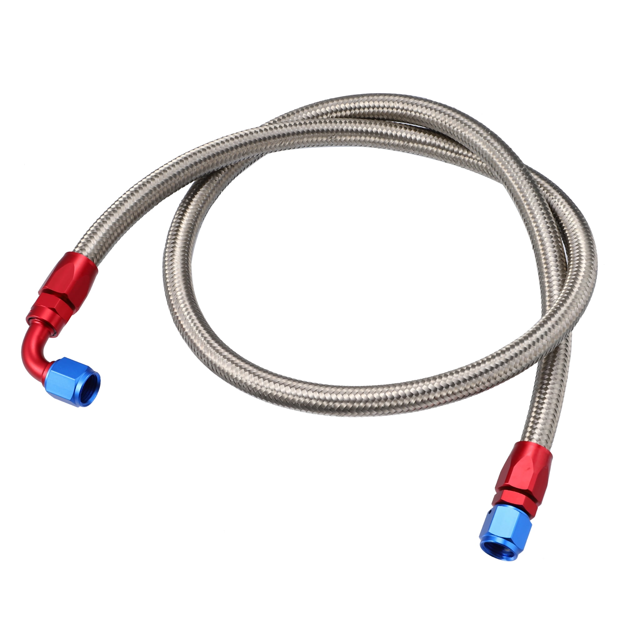 Unique Bargains 1 Meter Car Fuel Hose AN6 3/8" Universal Stainless ...