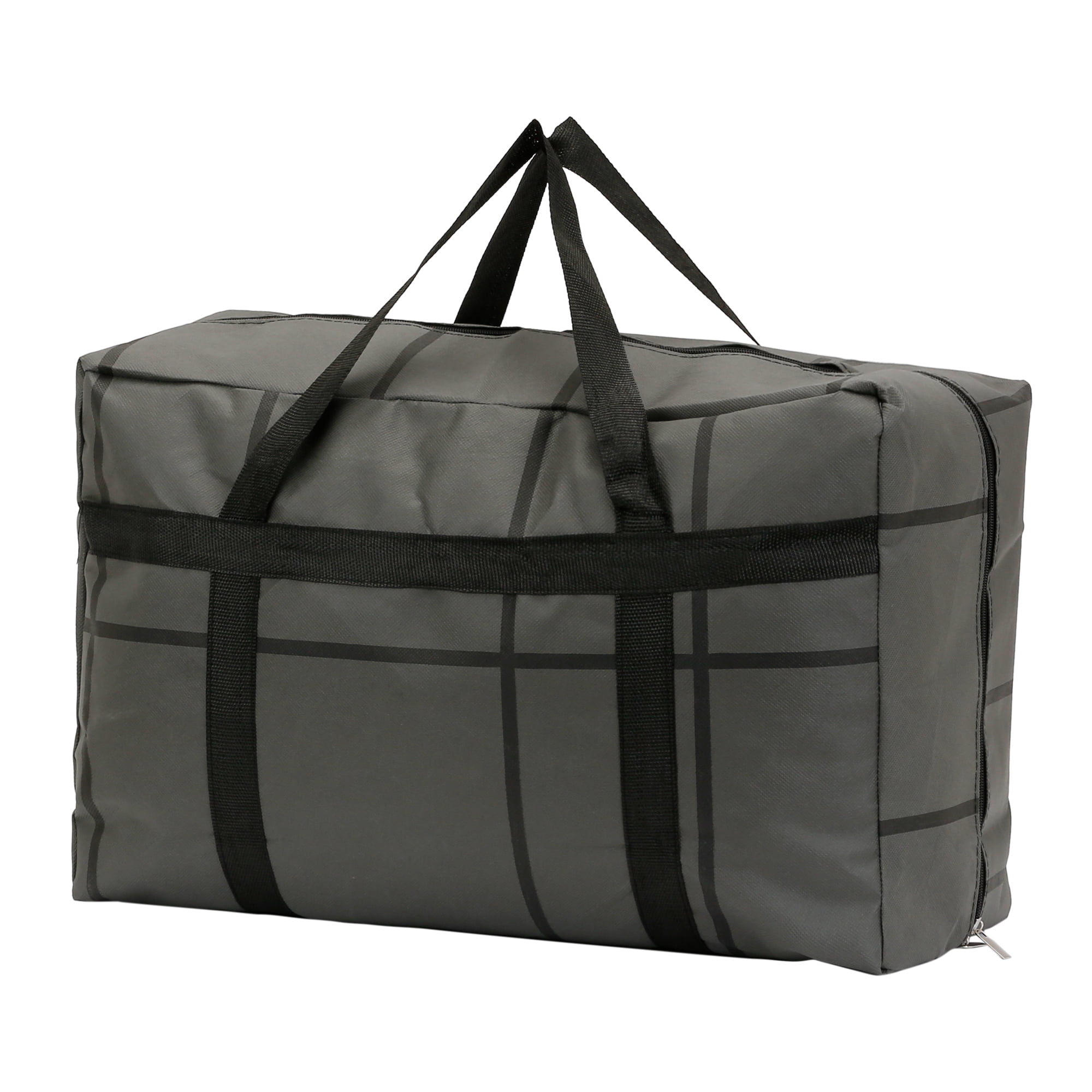 Unique Bargains 1 Pack Clothes Storage Foldable Storage Bags Black 21.5 ...