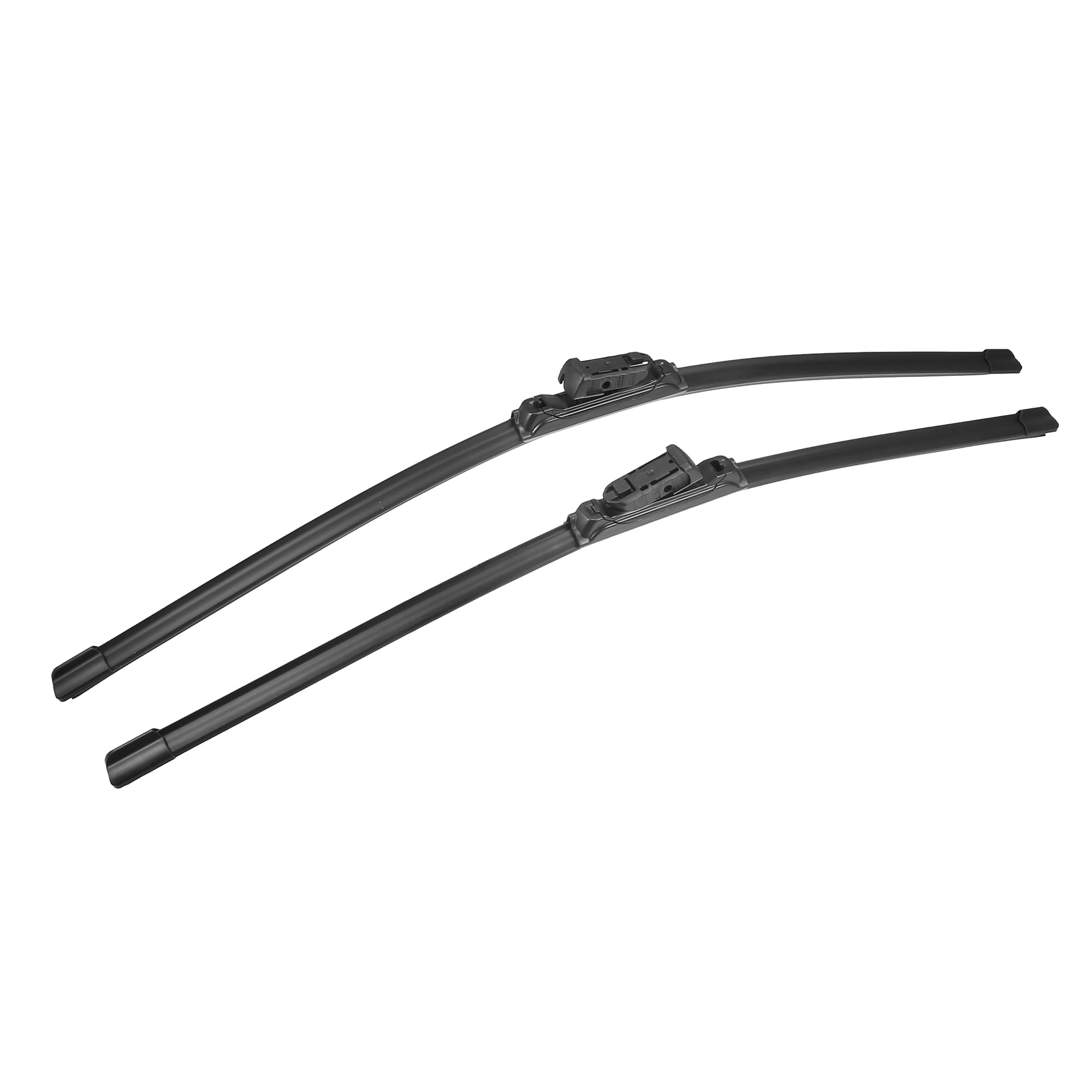 Unique Bargains 1 Pair 27"-25" Coating Silicon Front Windshield Wiper ...