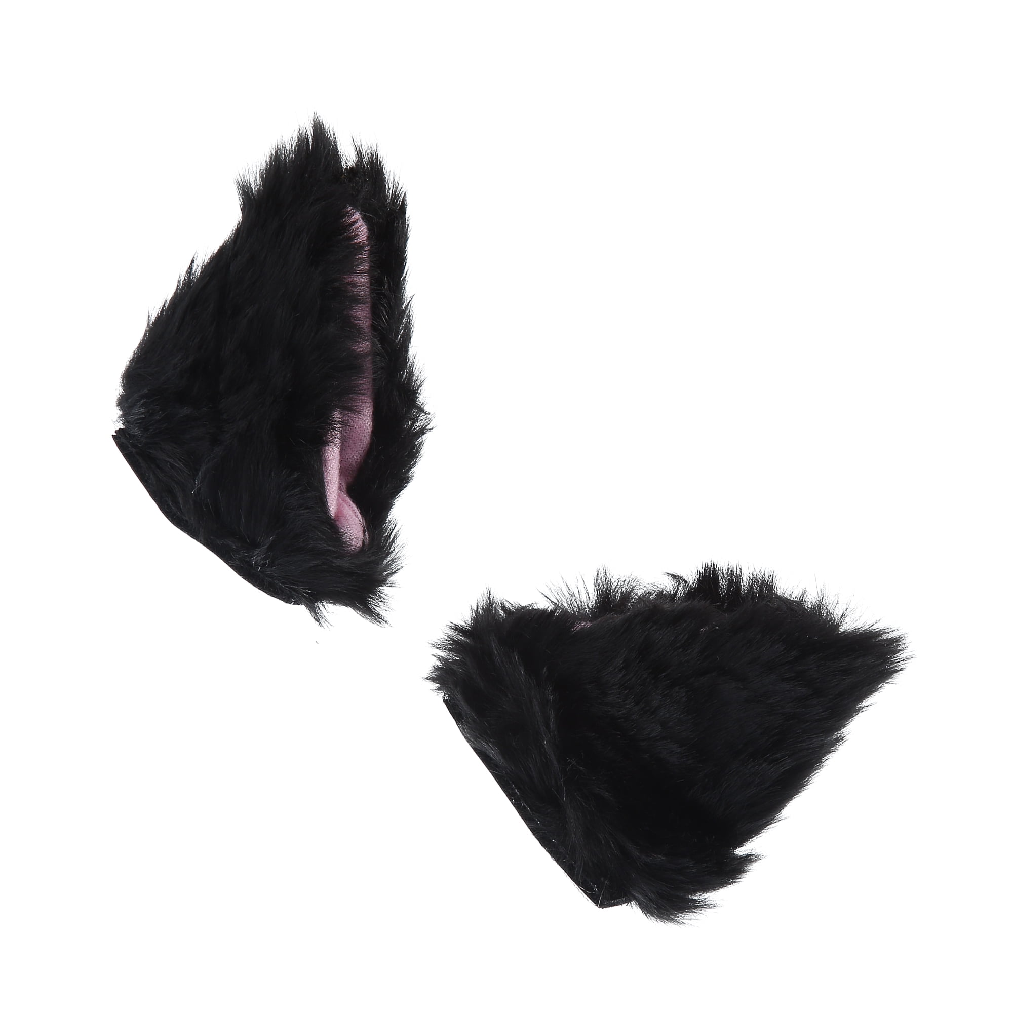 Unique Bargains 1 Pair Bicycle Motorcycle Self Adhesive Plush Cat Ears ...