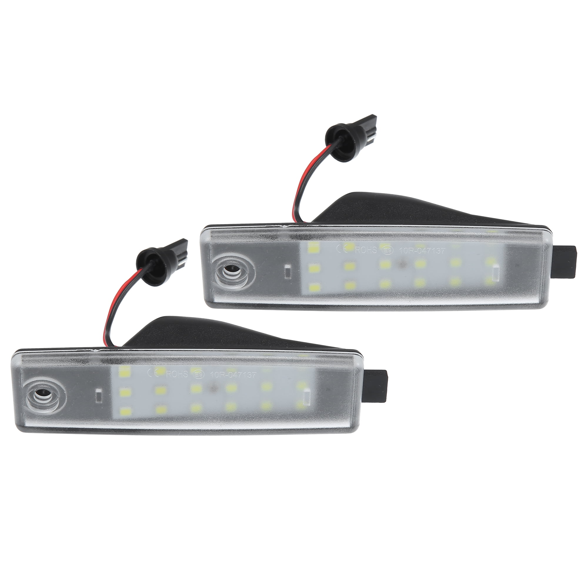 Unique Bargains 1 Pair Car 6500K White 3528SMD LED License Plate Light ...