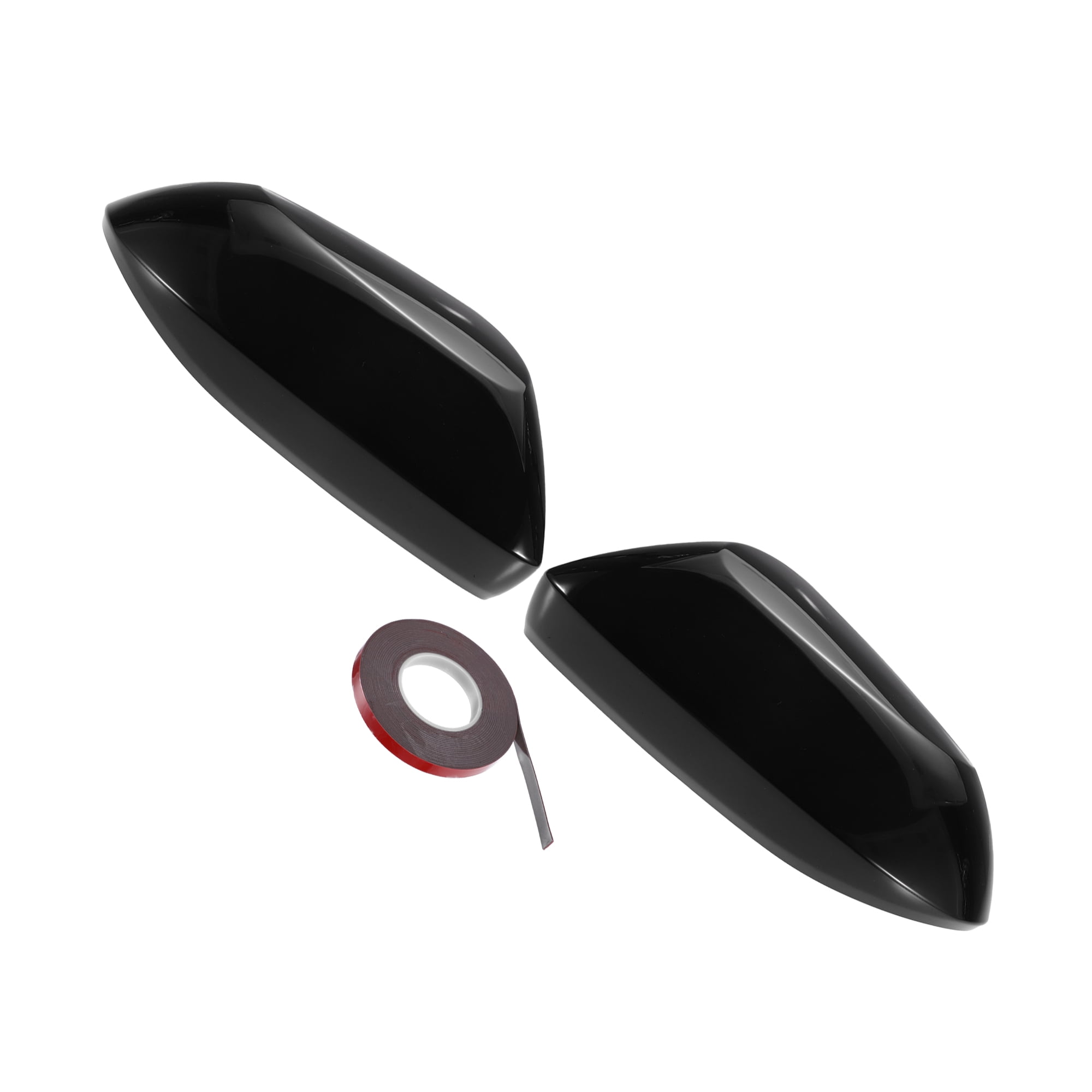 Unique Bargains 1 Pair Car Exterior Mirror Cover Caps Overlay Fit for ...