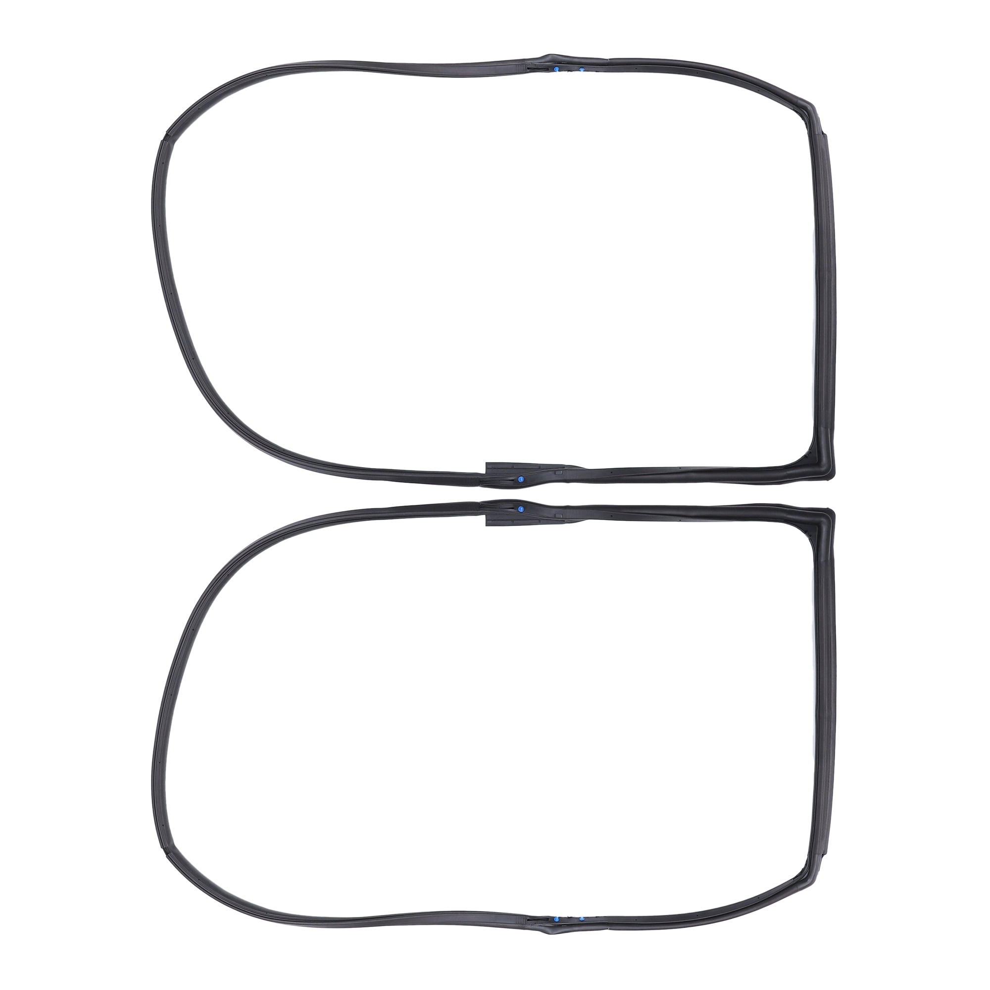 Unique Bargains 1 Pair Car Front Full Door Felt Gasket Trim Seal ...