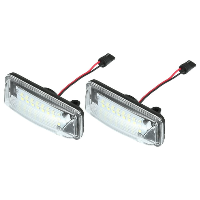 Unique Bargains 1 Pair LED License Plate Light Car Number Lamp ...