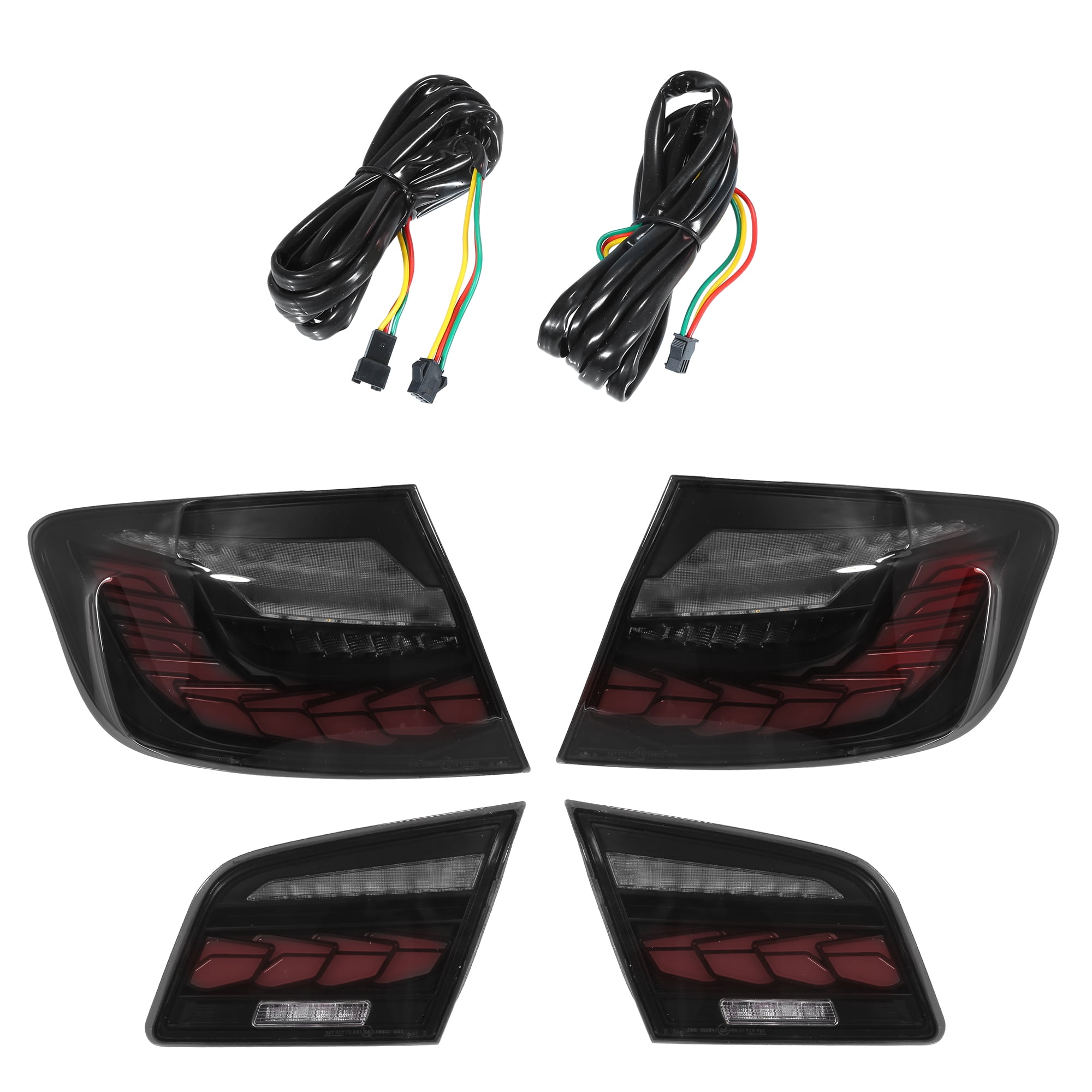 Unique Bargains 1 Pair OLED Tail Lights Assembly Sequential Turn Signal ...