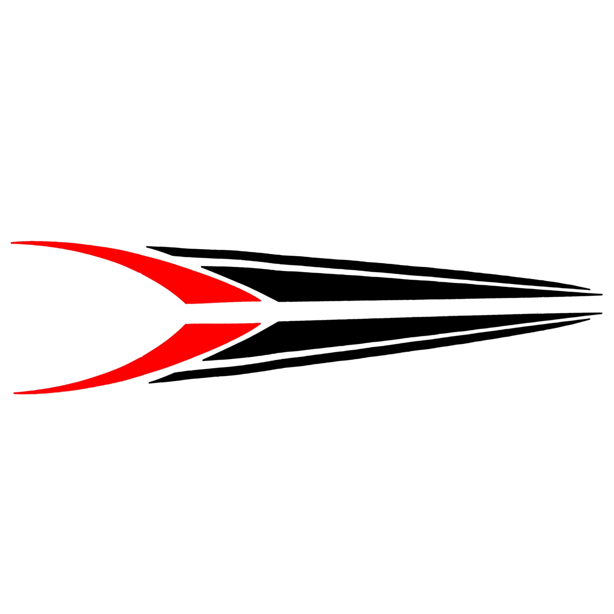 Unique Bargains 1 Pair Sports racing stripes Pattern Bumper Sticker ...