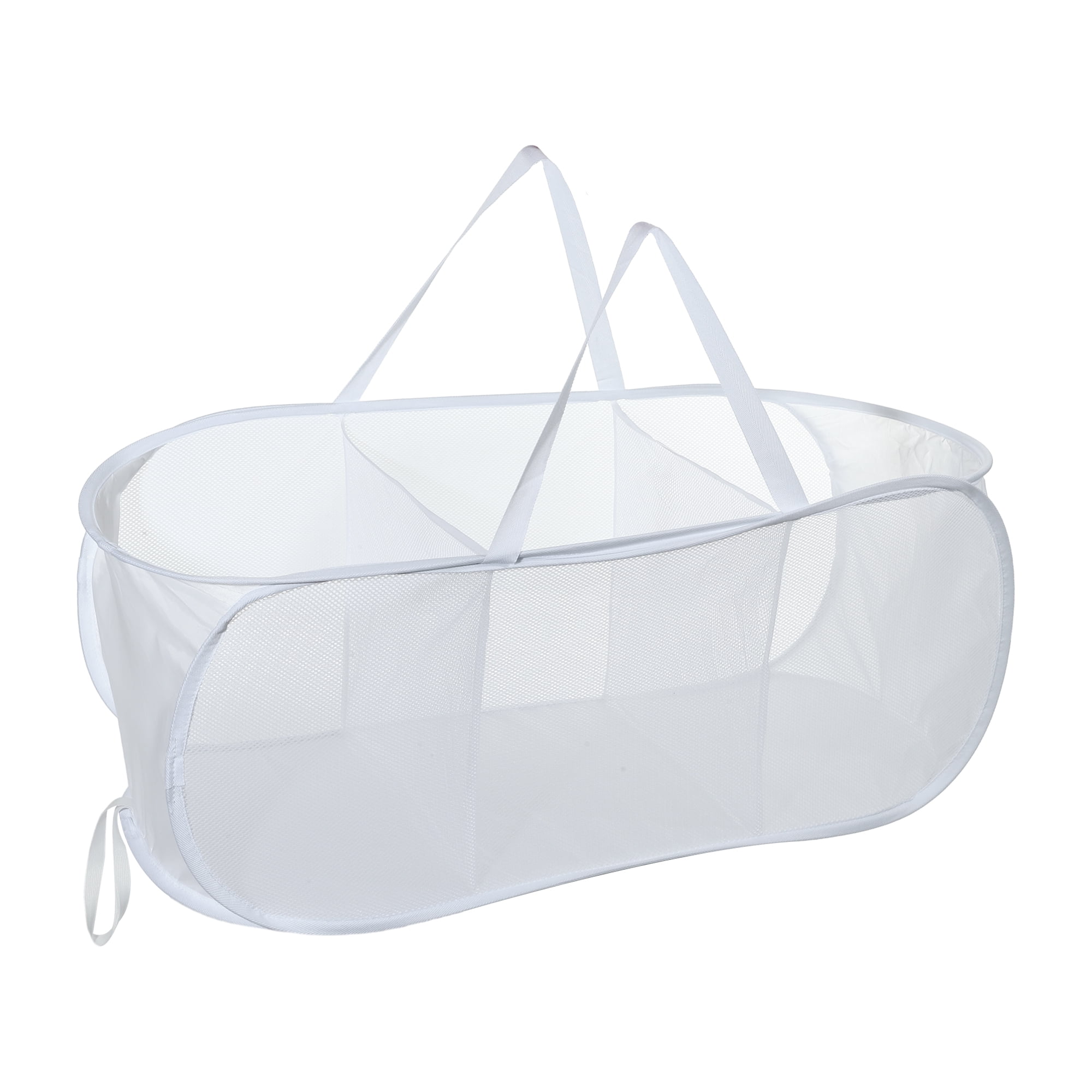 Unique Bargains 1 Pc 100L Folding Laundry Basket Portable Hamper Basket ...