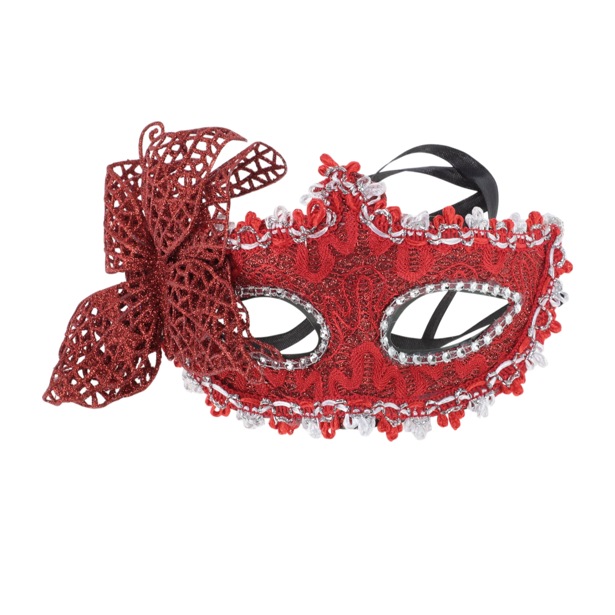 Unique Bargains 1 Pc 3D Butterfly Half Face Party Mask for Masquerade ...