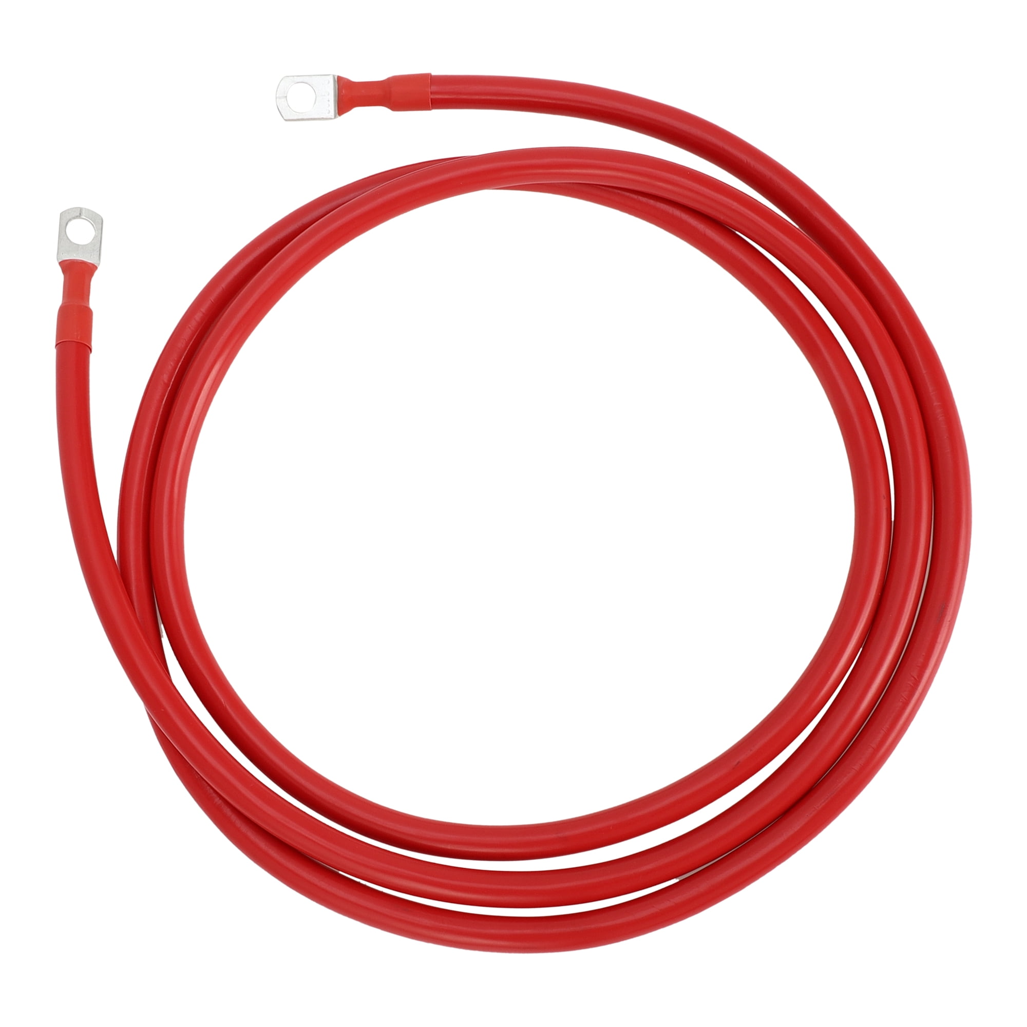 Unique Bargains 1 Pc 4 AWG Gauge 6.5FT Copper Battery Inverter Cable 5/ ...