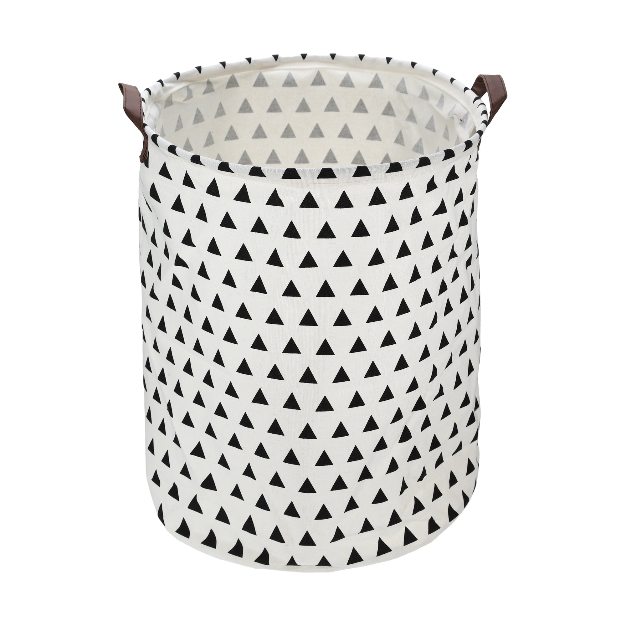 Unique Bargains 1 Pc 60L Foldable Cylindrical Laundry Basket for ...